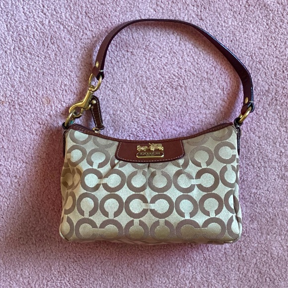 Coach | Bags | Coach Gold Handbag | Poshmark